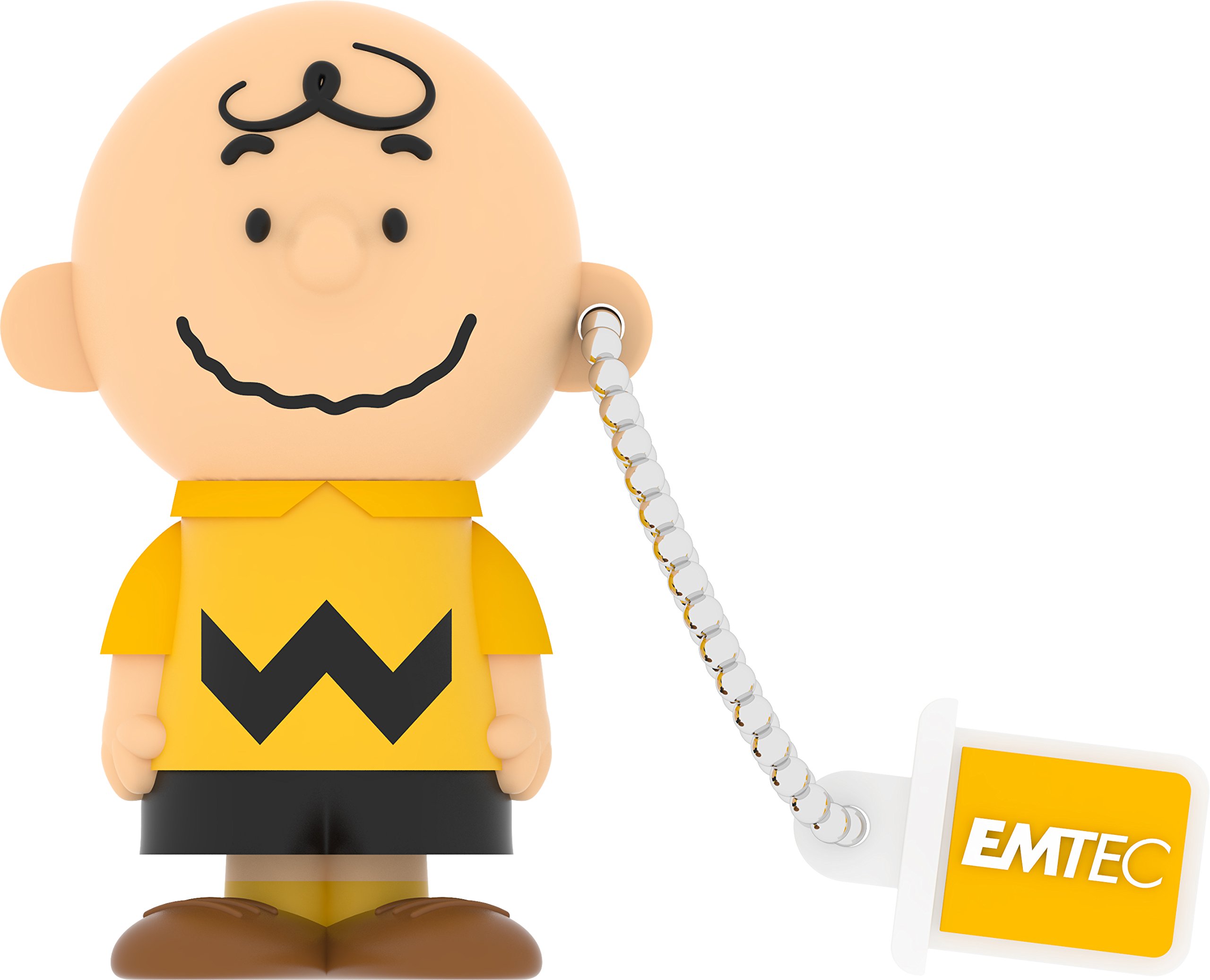 EMTEC USB Flash Drive 8GB Stick 2.0 Peanuts " Charlie Brown " 3D Design - PN 101