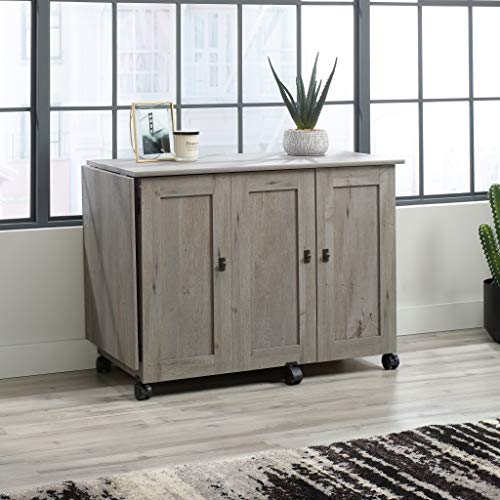 Sauder Miscellaneous Storage Sewing/Craft Cart, Mystic Oak finish