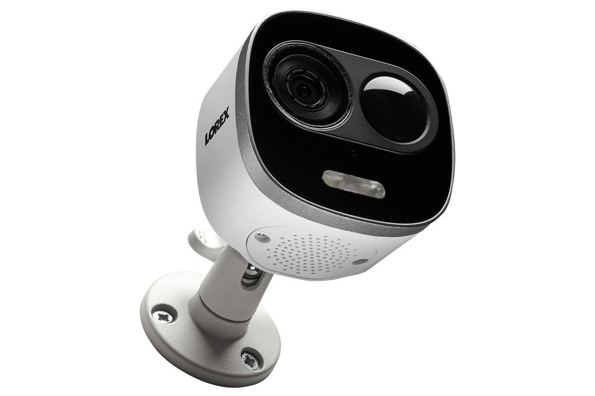 Lorex Weatherproof Indoor/Outdoor 4K Ultra HD Active Deterrence Security Camera, HD Camera w/Long Range Color Night Vision, 2- Way Talk, Motion Activated Lights, and Remote-Triggered Sirens