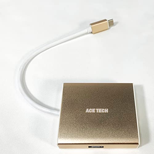 ACE TEAH Micro USB Ports, USB Type-C to HDMI Adapter Compatible with MacBook Pro 2018/2017, Samsung Galaxy S9/S8,Dell XPS 13/15