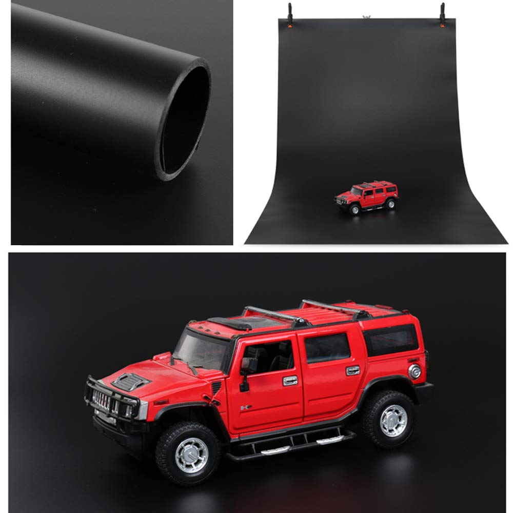 Meking 24x51 Inch PhotographyPVC Backdrop, Matte PVC Vinyl Seamless Background for Studio Photo Shooting, 4 Colors
