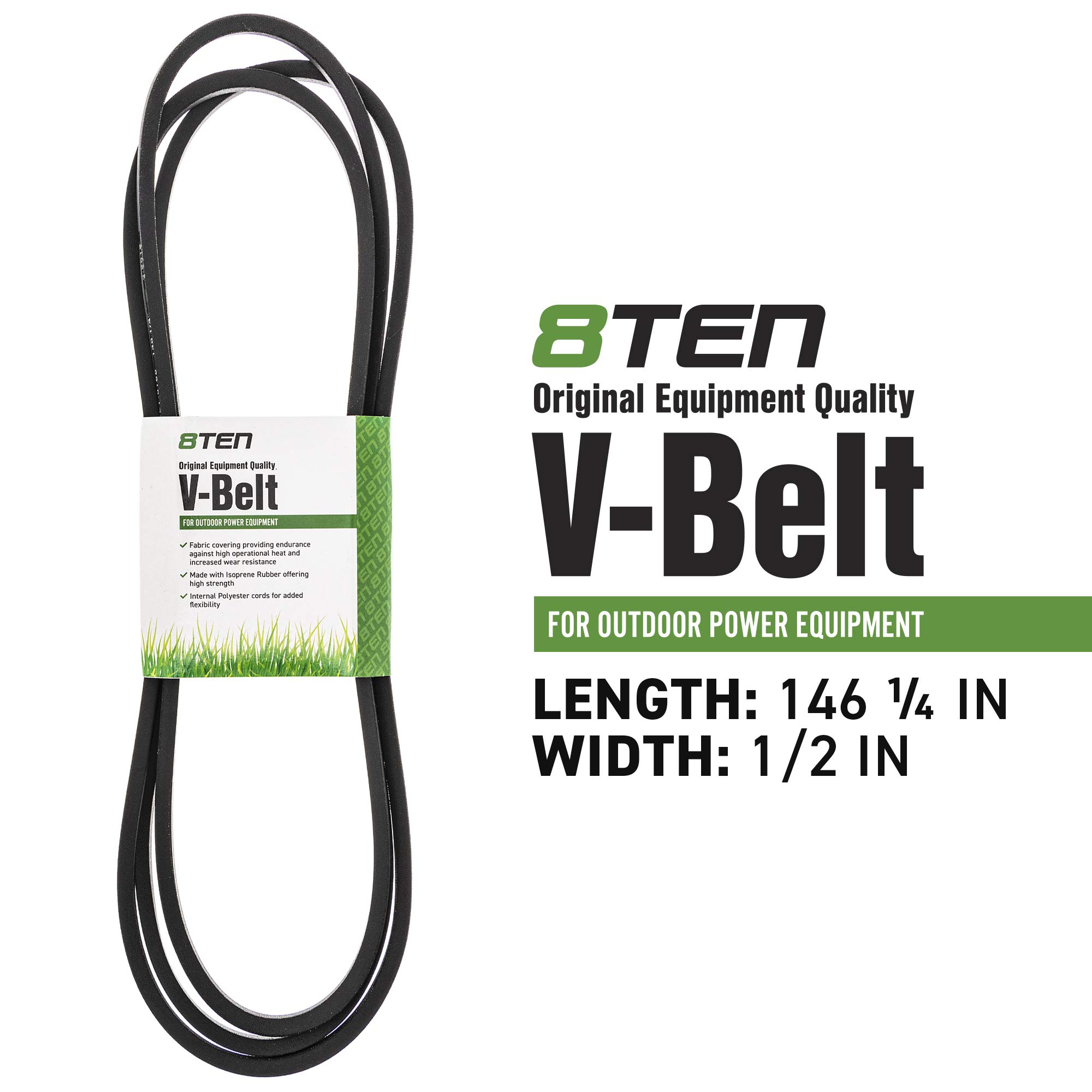 8TEN Deck Belt for John Deere 42 48 inch Deck X300 X304 X310 Z245 M154621