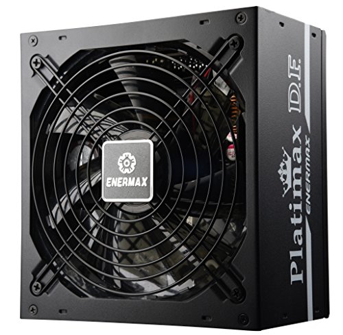 Enermax Platimax D.F. 80+ Platinum Certified Full Modular 600W Power Supply with Amazing DFR Technolohy, Individually Sleeved Cable and 13.9cm Twister Bearing Fan, EPF600AWT,black