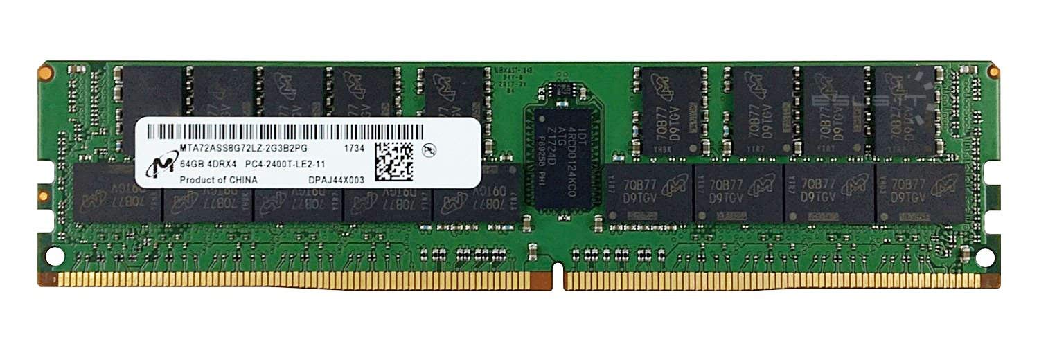 Micron 64GB DDR4-2400 4RX4 ECC LRDIMM MTA72ASS8G72LZ-2G3B2