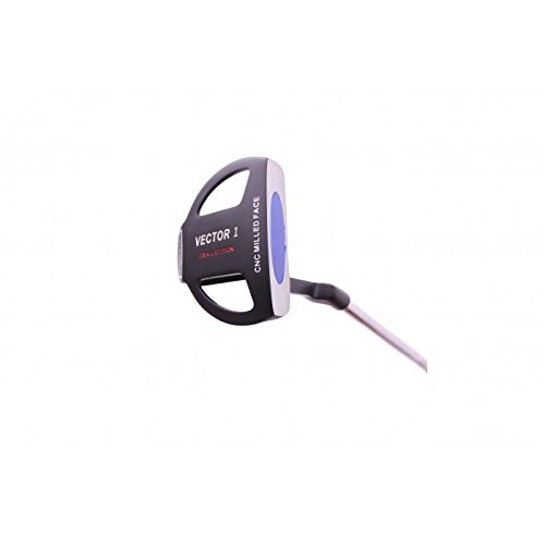AGXGOLF Men's Vector Series 2-Ball Putter: w/CNC Milled Face & Polymer Insert: Right Hand, (36 Inch) Tall Length; US Built