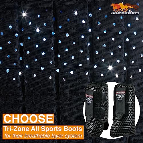 Equilibrium Tri-Zone 2019 All Sports Tendon Boot Medium Black
