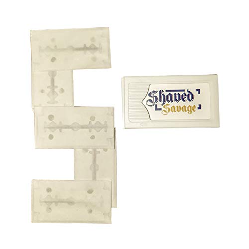 5 Pack refill Safety Razor, Double Edge Razor Blade, Single Blade, Classic Shaving, Wet Shaving. 1 Pack of 5 DE Blades 3-6 Shaves per blade