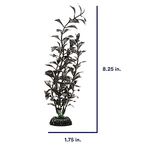 imagitarium Black Pearl Midground Plastic Aquarium Plant