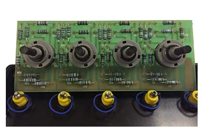 EISCO - 4 Decade Resistance Box, Variable from 0-11,110 Ohms, 0.5W Resistors (0.5555W Theoretical Max)