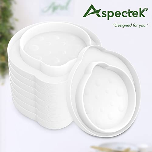 ASPECTEK Bed Bug Trap, Bed Bug Interceptor-Pack of 8. Insect Trap, Safe Eco Friendly, Bed Bug Eliminator (White)