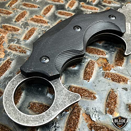 8" Tactical Raptor Claw Knife Karambit Talon Fixed Blade Hunting Hawkbill