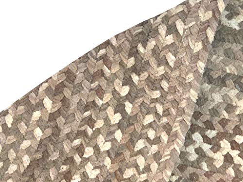Better Trends Ombre Area Rug, 24" x 72" Runner, Reversible and Durable, 100% Soft Cotton Anti-Fatigue Chenille, Braided Rug for Entryway Living Room, Kitchen - Beige