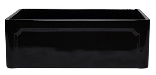 ALFI brand AB5006-PSS AB3020SB-BG Kitchen Sink, Black Gloss