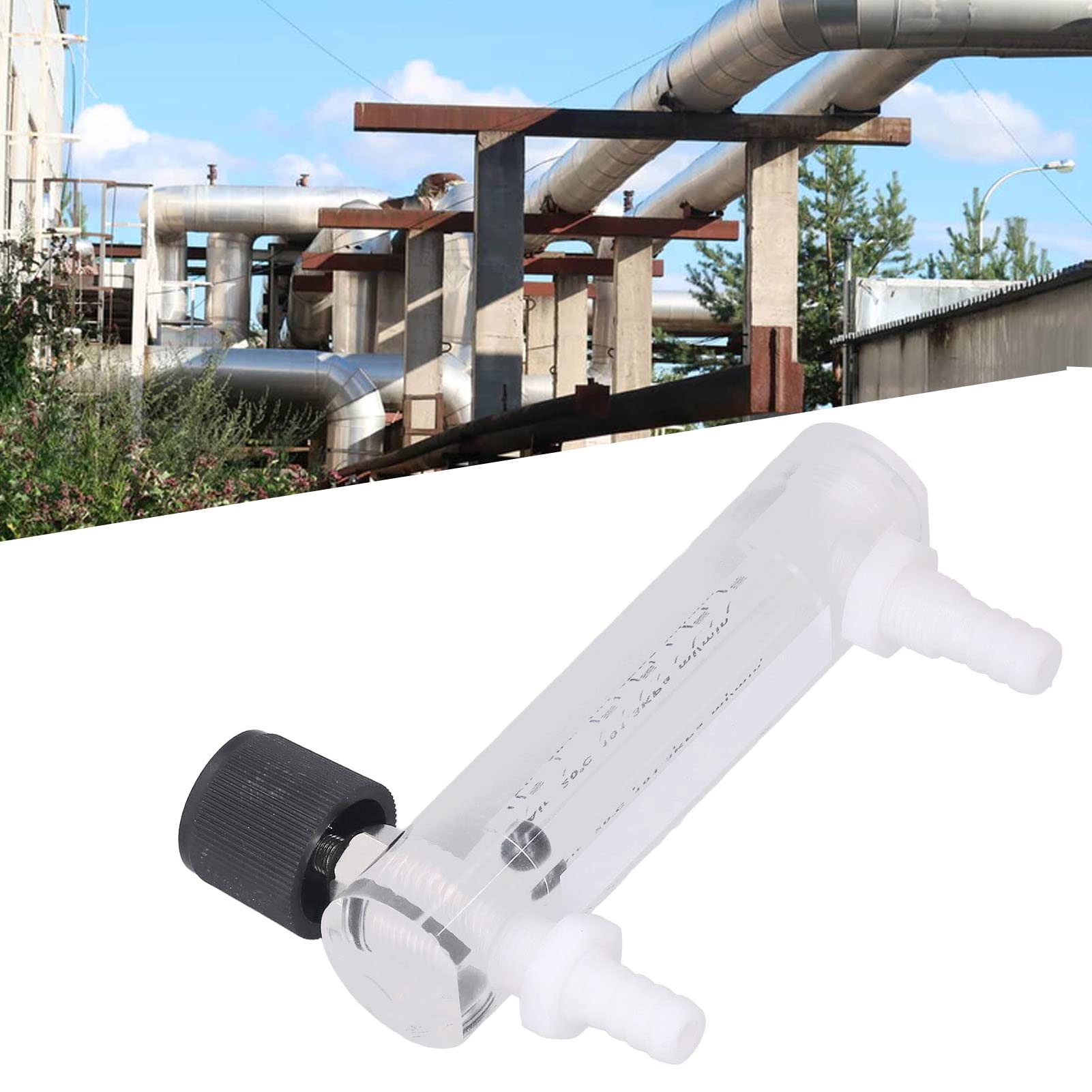 YYQTGG Gas Flow Meter Tester, Pool Flow Meter Light Gas Flow Meter Ml/min Durable Adjustable Tig Welders for Control Fuel Tank Measuring Stick Debitmetre GAZ