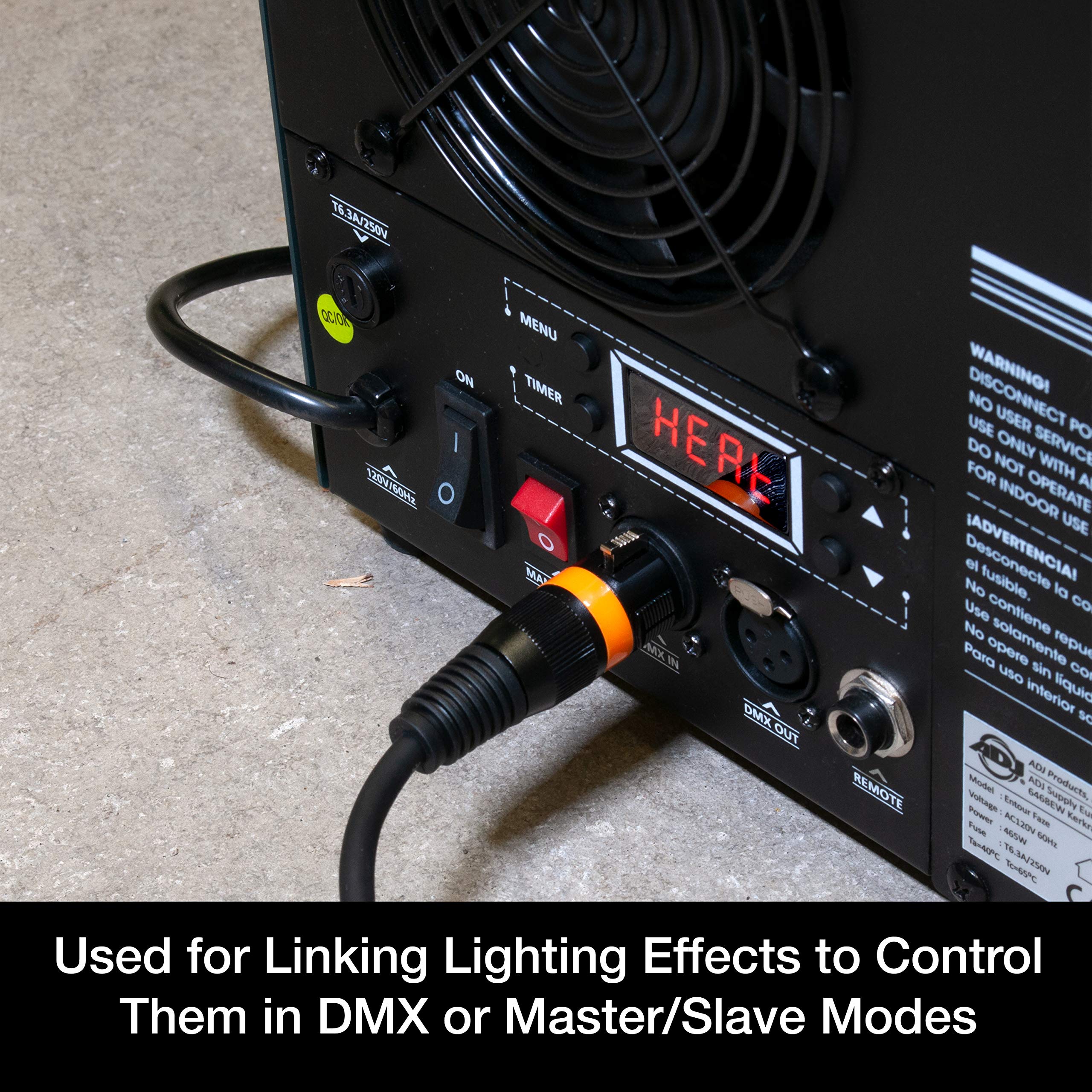 Accu Cable AC3PDMX25 25 Foot 3 pin True DMX Cable Rated at 110 ohms end to end to Ensure no Signal Drop