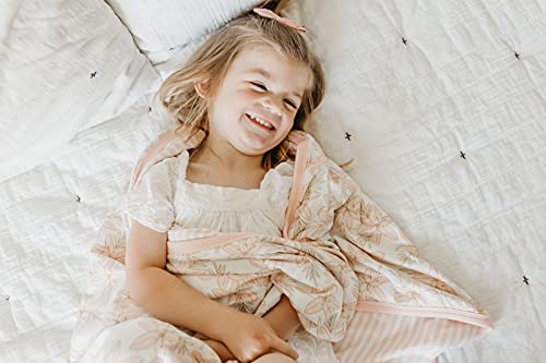 Large Premium Knit Baby 3 Layer Stretchy Quilt Blanket "Kiana" by Copper Pearl