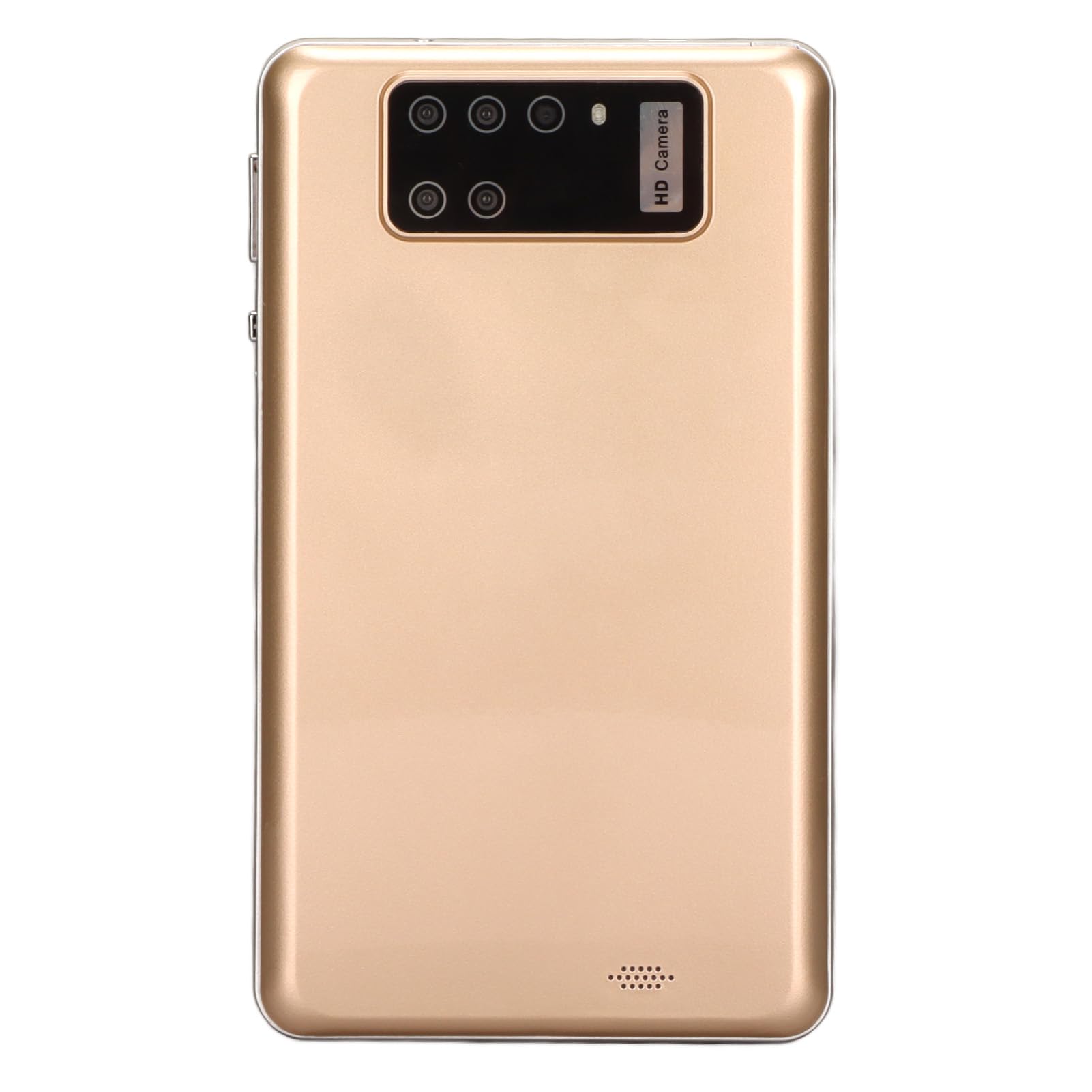 7 Inch Tablet, 32GB Tablet Gold Color 4GB 32GB 100‑240V for Music (US Plug)