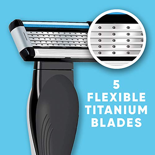 Made for YOU by BIC Shaving Razor Blades for Every Body - Men and Women, 12 Count - Refill Cartridges with 5 Blades for a Close Shave with Aloe Vera and Vitamin E for Smooth Glide