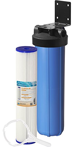 APEC Water Systems CB1-SED20-BB Whole House Sediment Water Filter 20" Home Filtration System