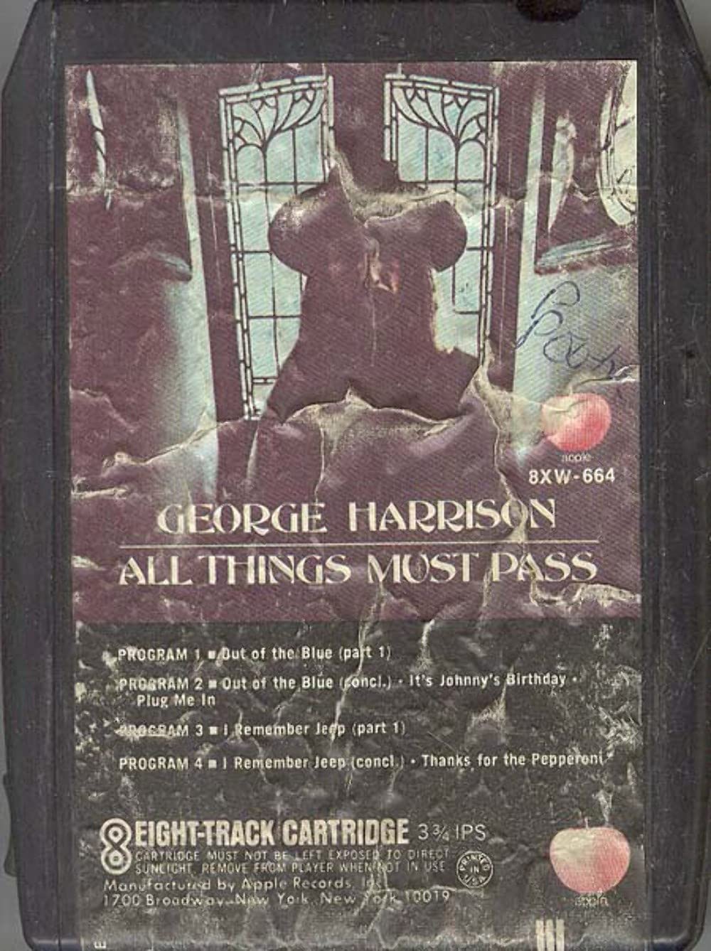 GEORGE HARRISON All Things Must Pass -14614 8 Track Tape