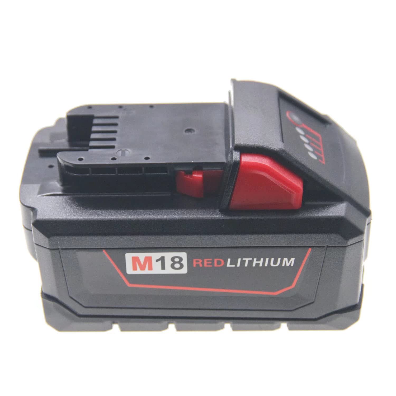 8000mAh 21700 Rechargeable Battery Pack MIL18D3 Replacement for Mil Waukee 18V Battery M18B 48-11-1850 48-11-1830