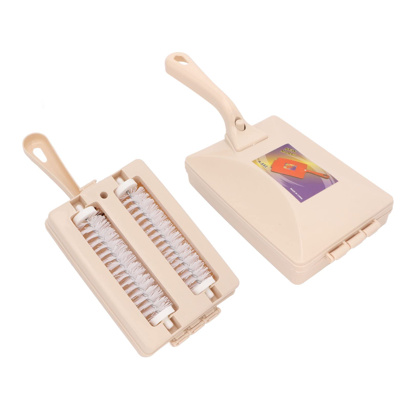 Carpet Debris Brush Carpet Brush,Handheld Carpet Table Double Roller Brush Head Carpet Table Brush Pet Hair Cleaning Brush Collector Brush