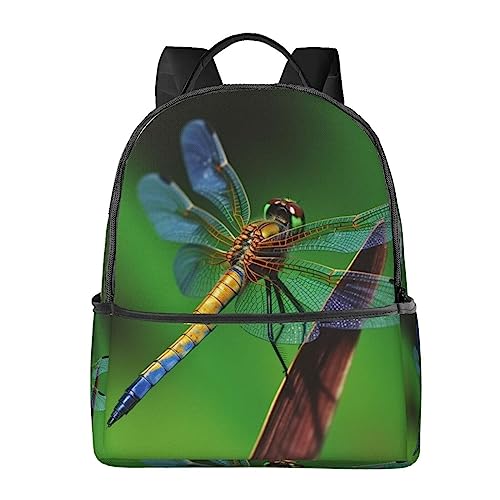 BAFAFA dragonfly Printed Travel Backpack Business Work Bag Computer Bag Outdoor Sports Rucksack