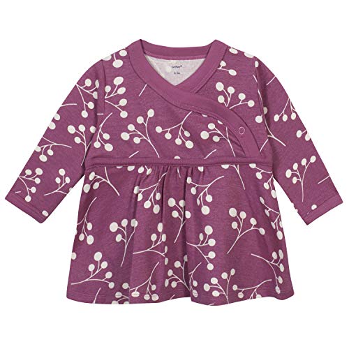 Gerber Baby Girls 3-Piece Shirt, Footed Pant, and Cap Set, Pink, 3-6 Months