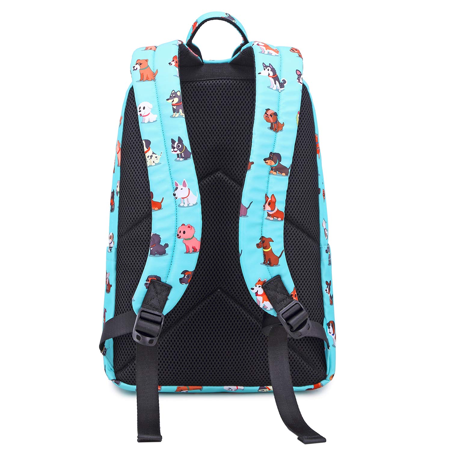 abshoo Lightweight Cute Dog Backpacks For School Kids Boys Girls Backpack With Lunch Bag (Set Dog Teal)
