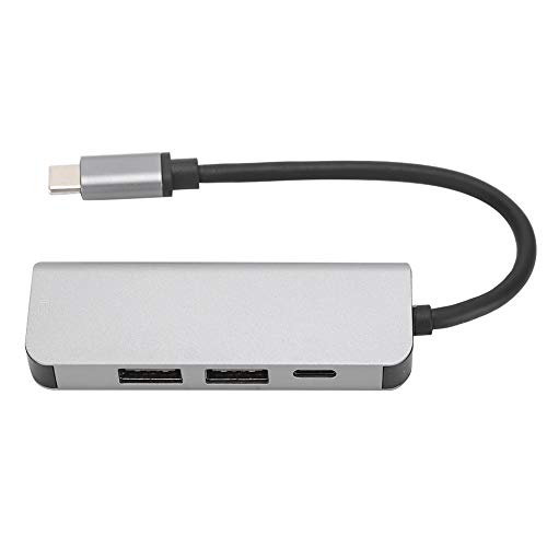 TypeC/USB3.0/for HDMI Interface Type‑C Multiport Adapter, Efficient Heat Dissipation USB‑C Docking Station, for HDTV