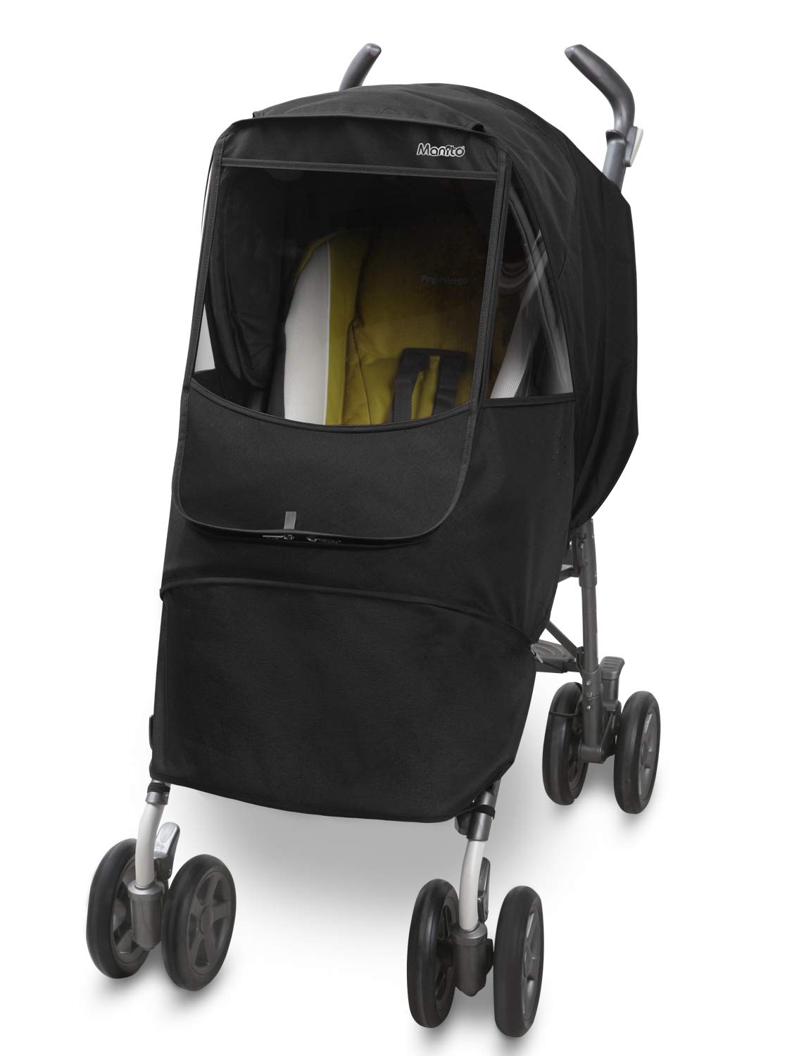 Manito Melange Alpha Stroller Weather Shield (Black)
