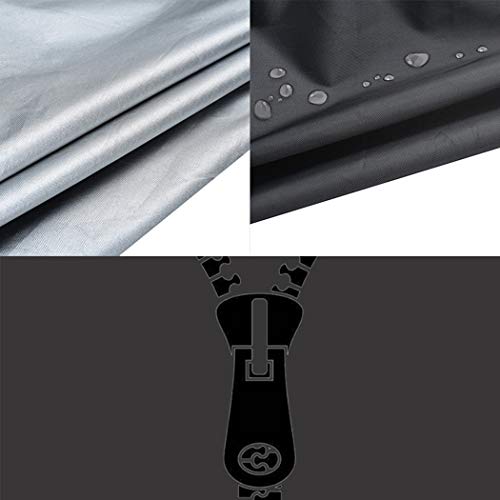 600D Heavy Duty Waterproof Standup Patio Heater Cover, Heater Cover for Outdoor with Zipper, 21" x 21"x 90"