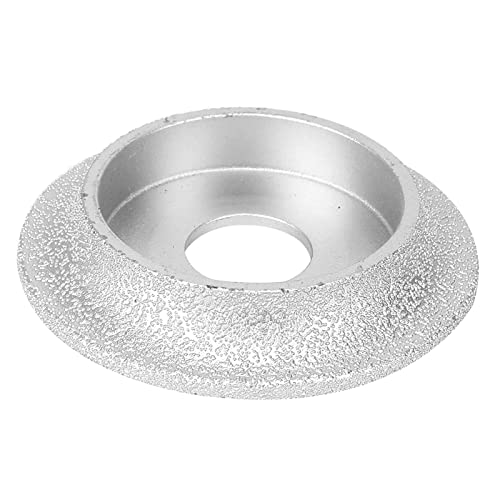 7.3cm Grinding Wheel for Angle Grinders, Brazed Diamond Grinding Wheel Stone Grinding Disc Concave Abrasive Wheel for Stone Marble Ceramic (French Grinding Wheel 1.0)