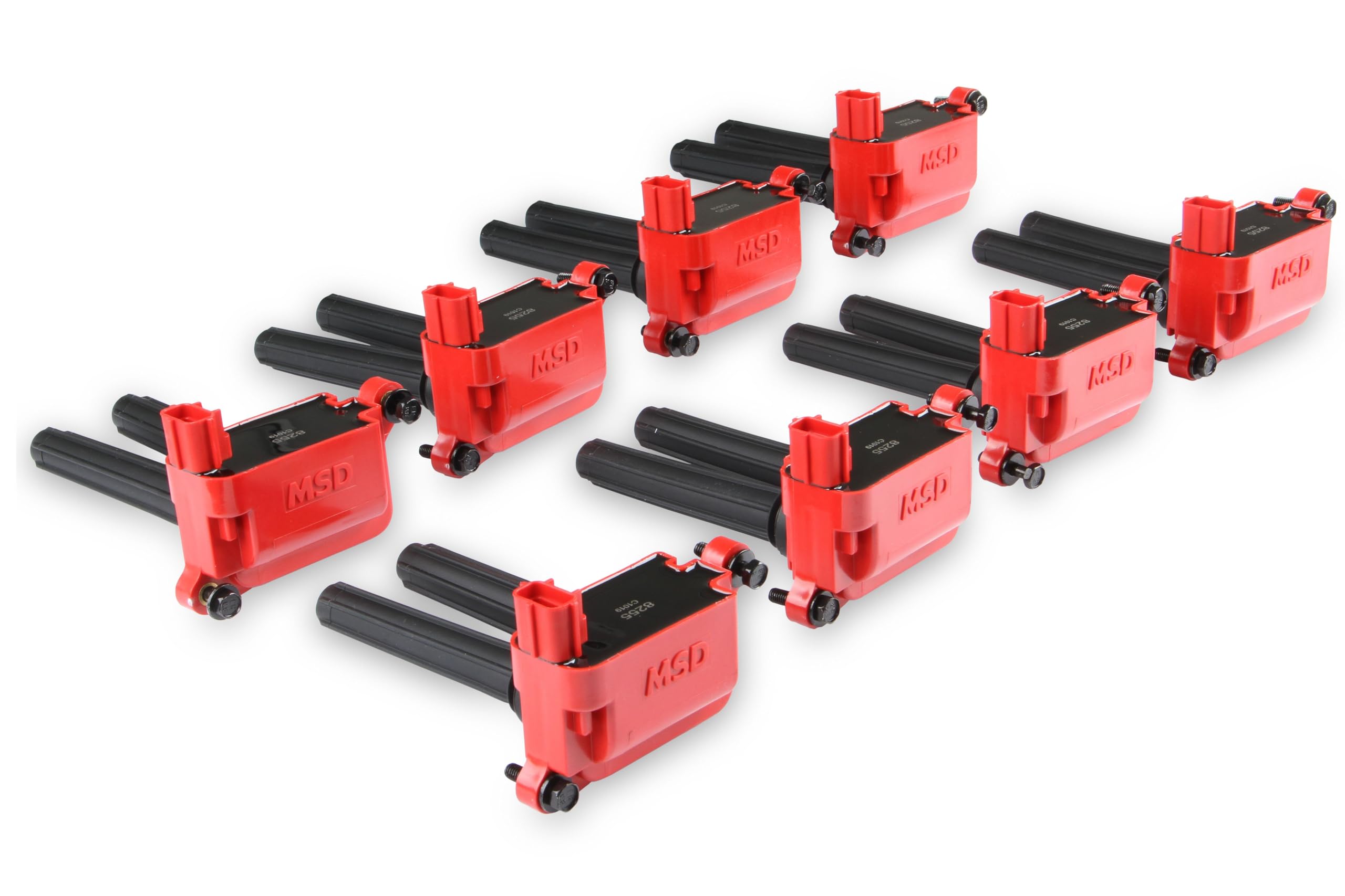 82558 MSD Ignition Coil - Blaster - HEMI - Red - 8-Pack