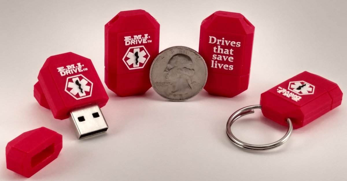EMI Drive Emergency Medical Alert USB Flash Drive