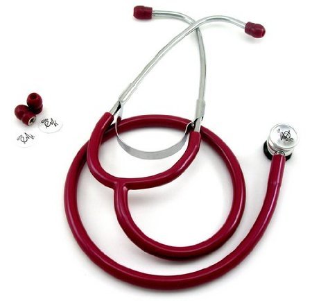 EMI Dual Head Infant/Pediatric Stethoscope in Black