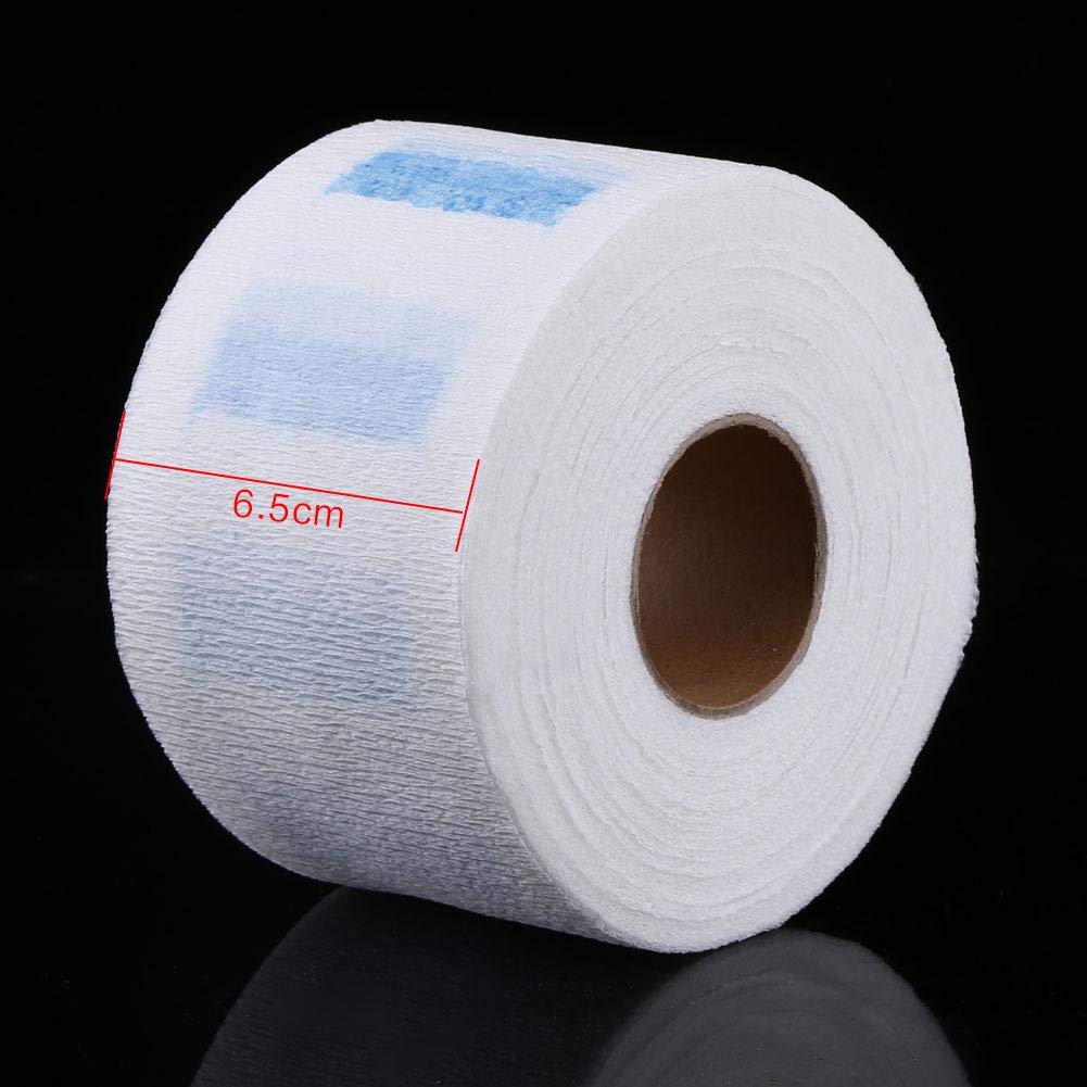 5 Set Pro Disposable Neck Paper Strips, Barber Salon Stretchable Neck Covering Paper Rolls Hair Cutting Accessory Hairdressing Hairstyles Tools