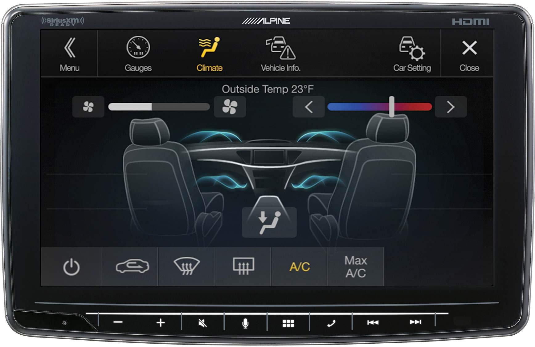 Alpine Halo9 iLX-F409 Digital Multimedia Receiver a 9" Touchscreen That Fits in a DIN Dash Opening