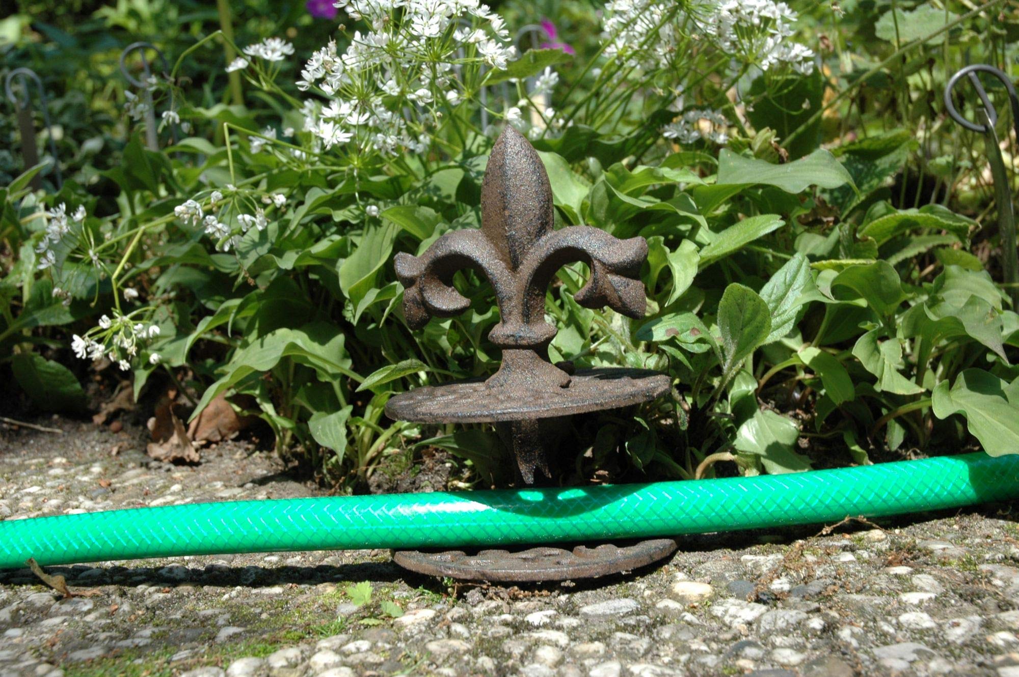 Esschert Design USA TG112S Cast Iron Hose Guides, Set of 3