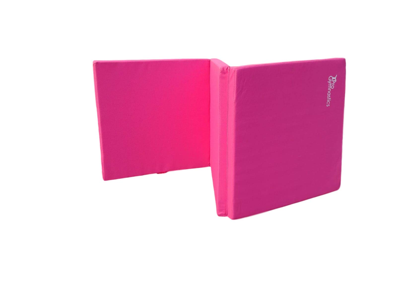 5 Star TD Gymnastics Mat 2x6 Tri-Fold 2" Thick Folding Exercise Tumble Mat with 2 Carrying Handles for Gymnastics, Yoga, Aerobics, Mixed Martial Arts, Home Gym Exercise Workout Mat Pink