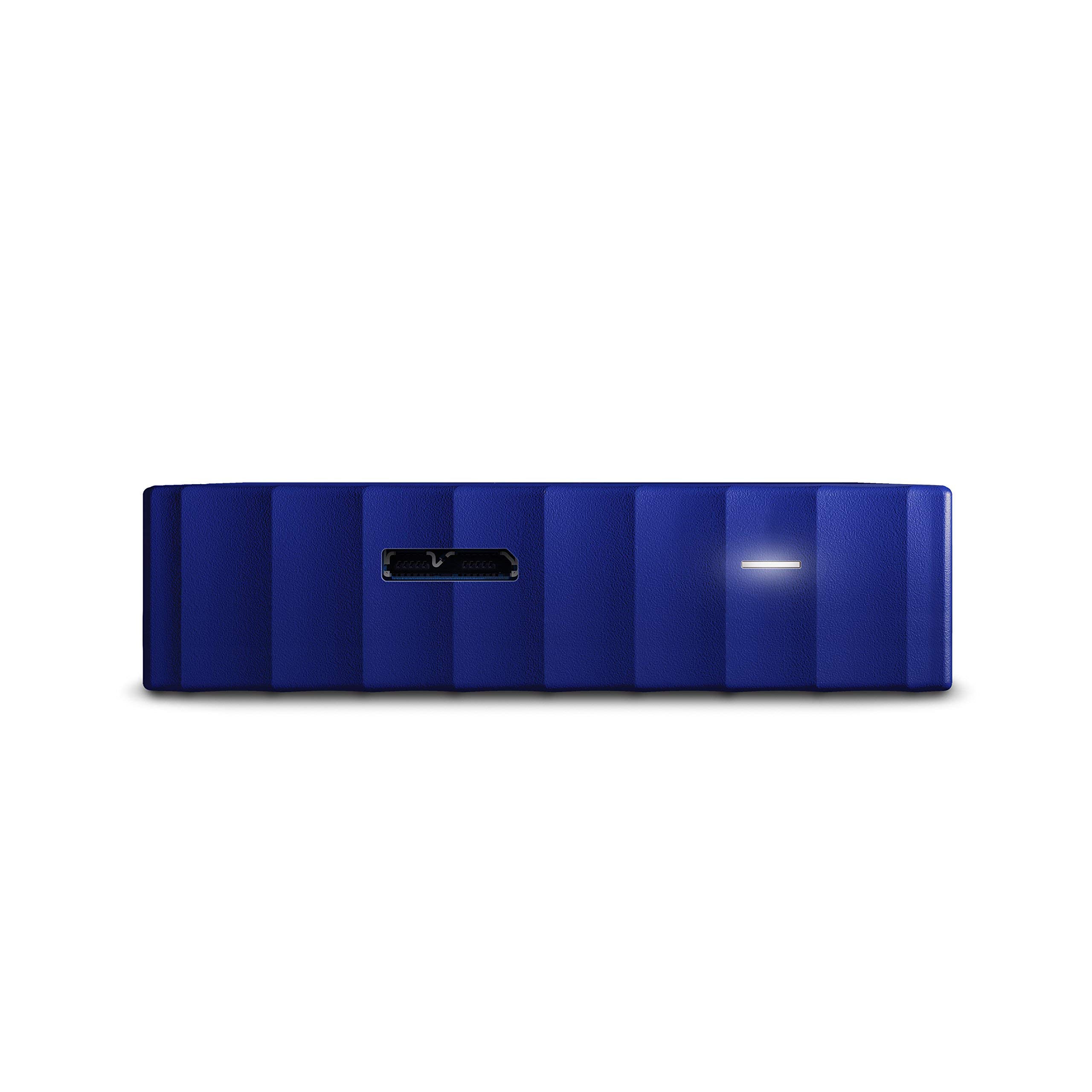 WD 4TB Blue My Passport Portable External Hard Drive - USB 3.0 - WDBYFT0040BBL-WESN (Renewed)