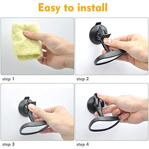 MASO Baby Car Mirror Forward View Safety Mirror Rear Facing Kids, Baby Seat & Child