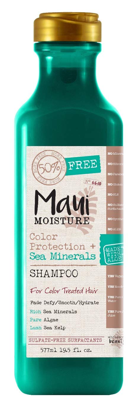 Maui Moisture Color Protection & Sea Mineral Oil Shampoo & Conditioner Set 19.5 Ounce