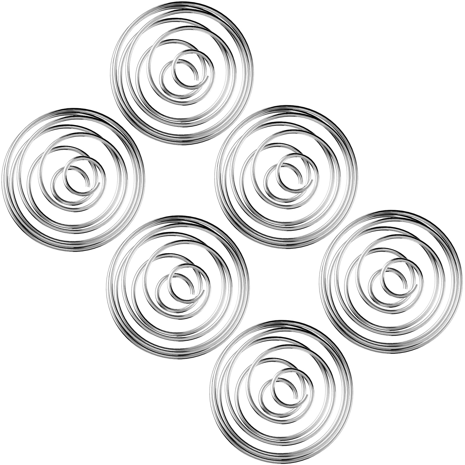 6 Pcs Shaker Balls Replacement Shaker Bottle Ball 2.1 inch Stainless Steel Mixing Balls for Protein Shaker, Drinking Bottle