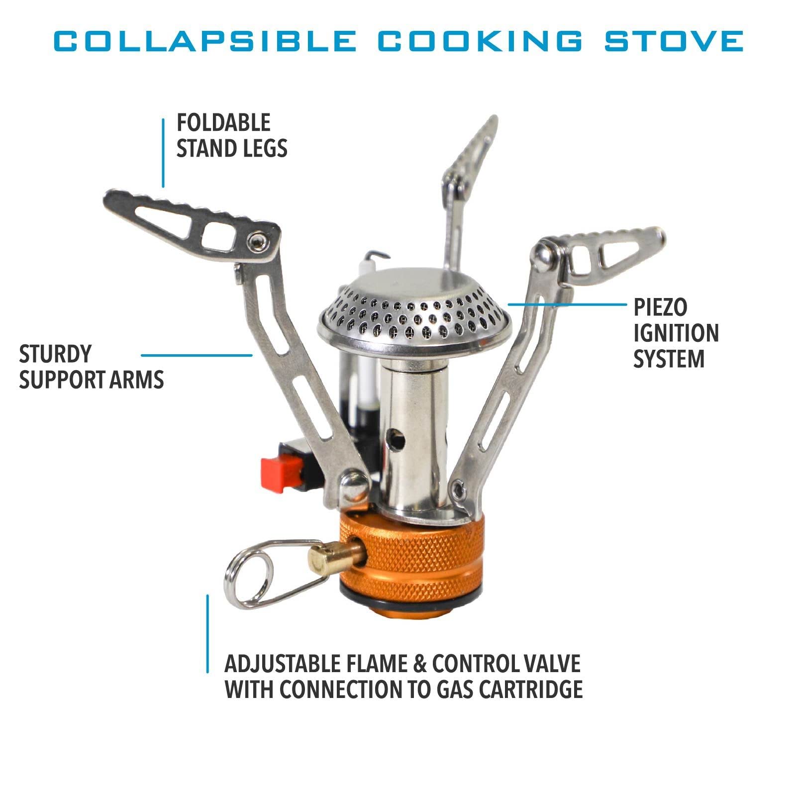 Clutch Outdoors Collapsible Cooking Stove
