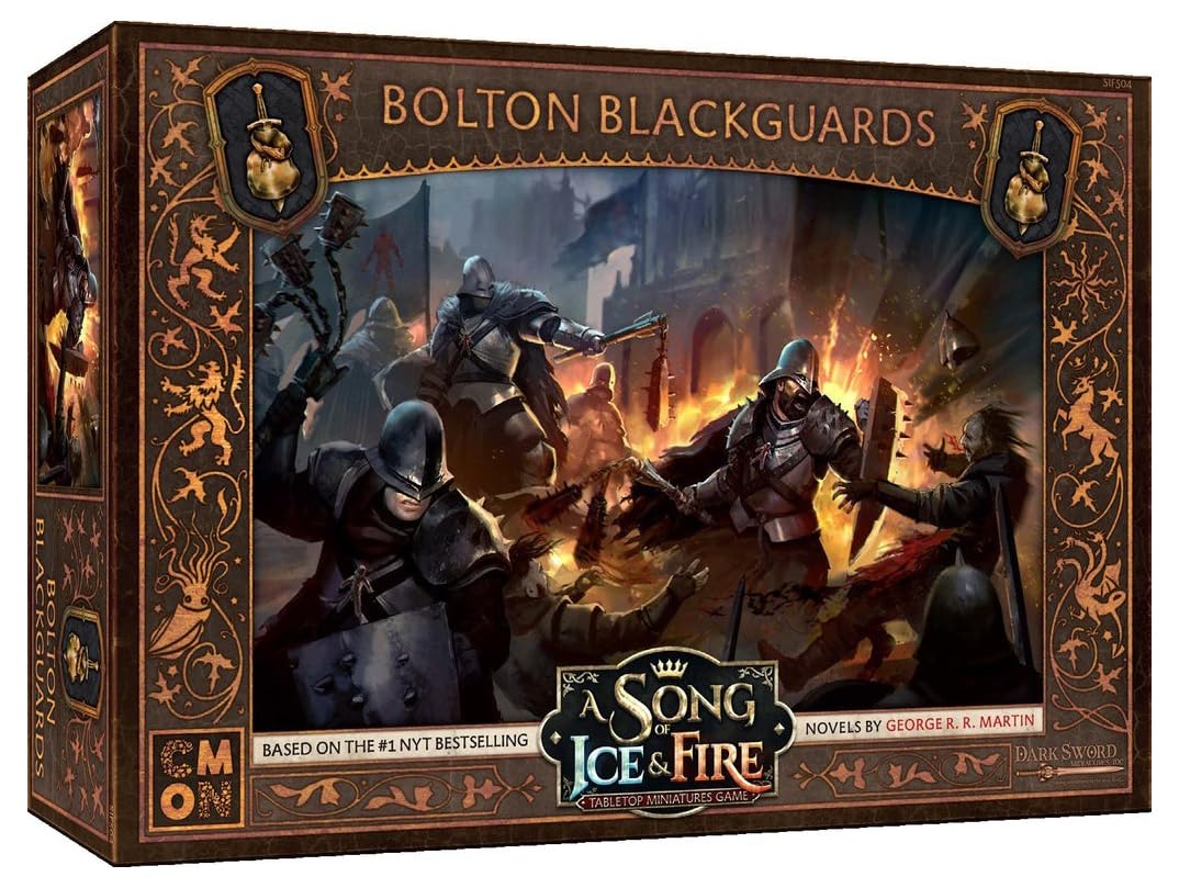 CMON A Song of Ice and Fire Tabletop Miniatures Bolton Blackguards Unit Box | Strategy Game for Teens and Adults | Ages 14+ | 2+ Players | Average Playtime 45-60 Minutes | Made