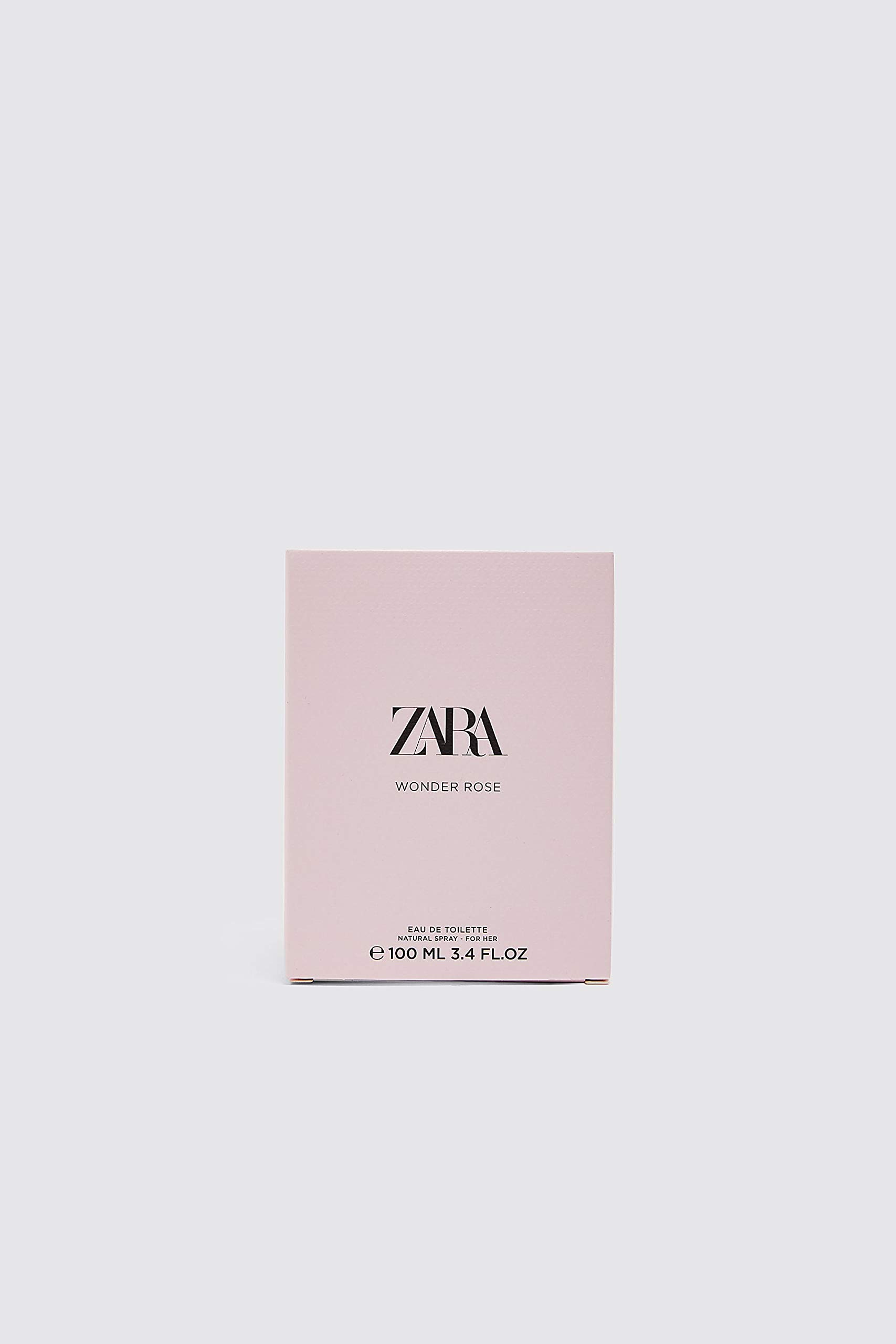 New ZARA WONDER ROSE EAU DE TOILETTE 100 ML for woman