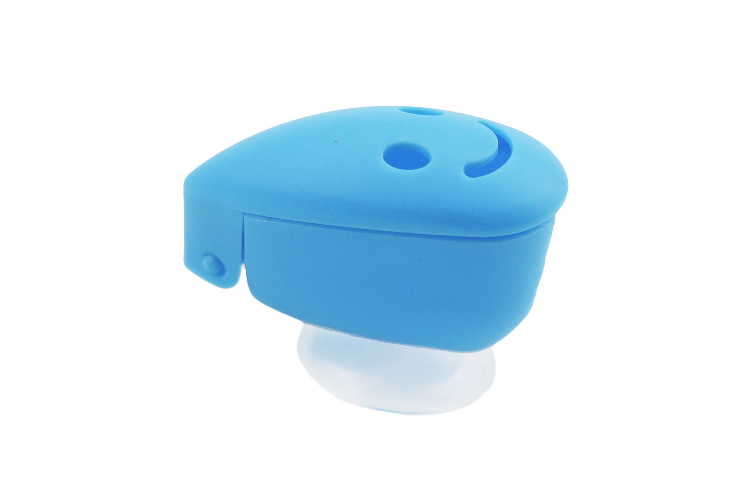 Excelity Set of 4 Travel Toothbrush Head Cover Cap with Suction Cup