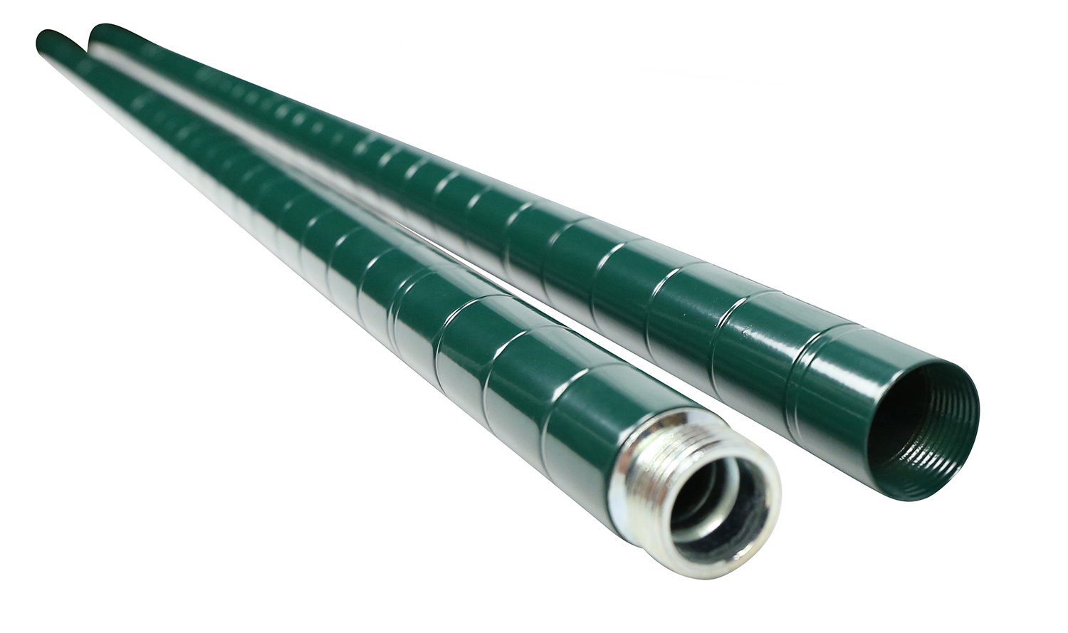 Apollo Hardware 72" High Heavy Duty Post Set for Green Epoxy Shelving(4 Pack of 72 High Post/Pole)