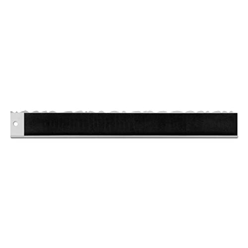 Alumicolor AlumiCrafter Straight Edge Metal Ruler with Unique Deckle Edge, Blue, 12 Inch